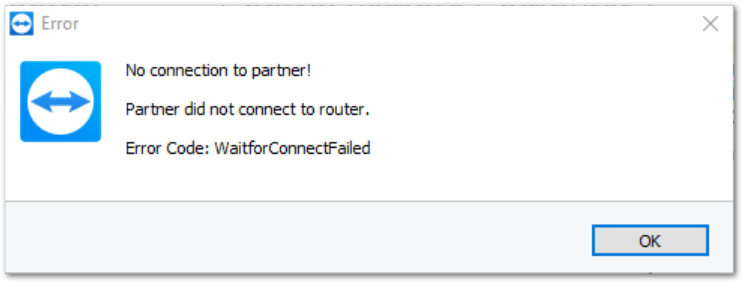 'TeamViewer Partner Did Not Connect to Router' Issue: Troubleshooting Guide